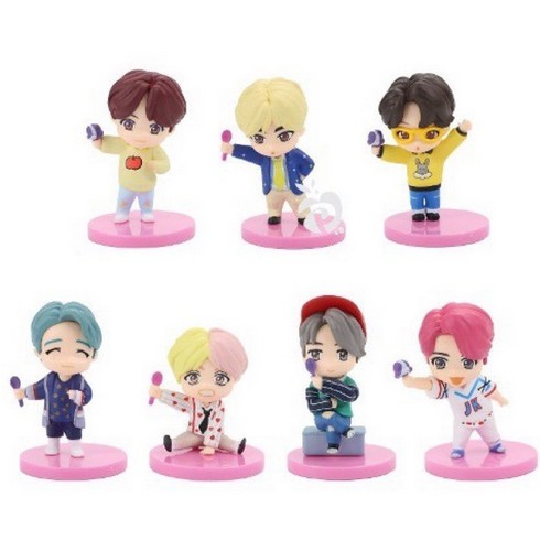 Jual STAND FIGURE/ PANJANGAN FIGURAN/ BASKIN/ CAKE TOPPER/ BT$/ BT21 KPOP ARMY BANGTAN BOYS CUTE ...