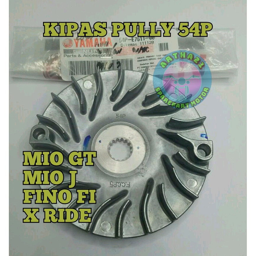 Jual KIPAS PULLY PULY PULI PULEY YAMAHA 54P MIO J , FINO FI , X RIDE , MIO GT ASLI ORIGINAL ...