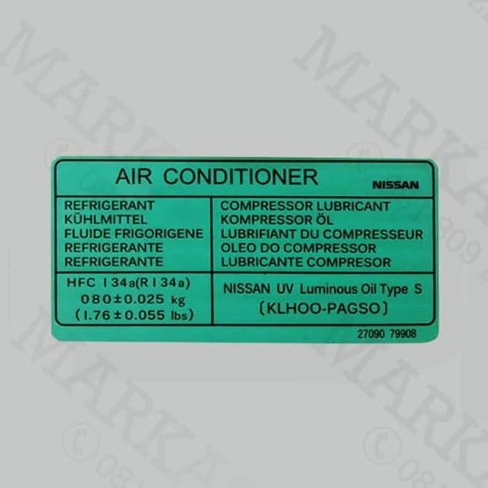 Stiker / Sticker Nissan air conditioner | Shopee Indonesia