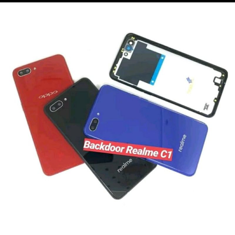 Jual BACKDOOR BACK CASING REALME C1 TUTUPAN BATERAI | Shopee Indonesia