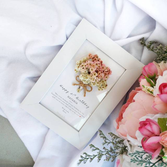 Dried Flower in Frame / bunga bingkai / bunga kering | Shopee Indonesia