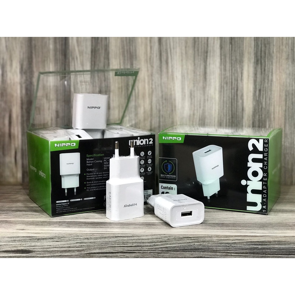 Jual Adaptor Charger HIPPO Union 2 | Shopee Indonesia