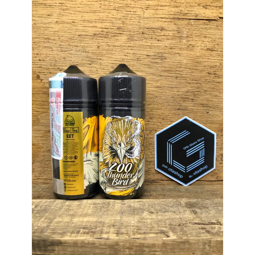 Jual Vape Zoo Thunder Bird Caramel Banana With Traditional Syrup 100ml ...