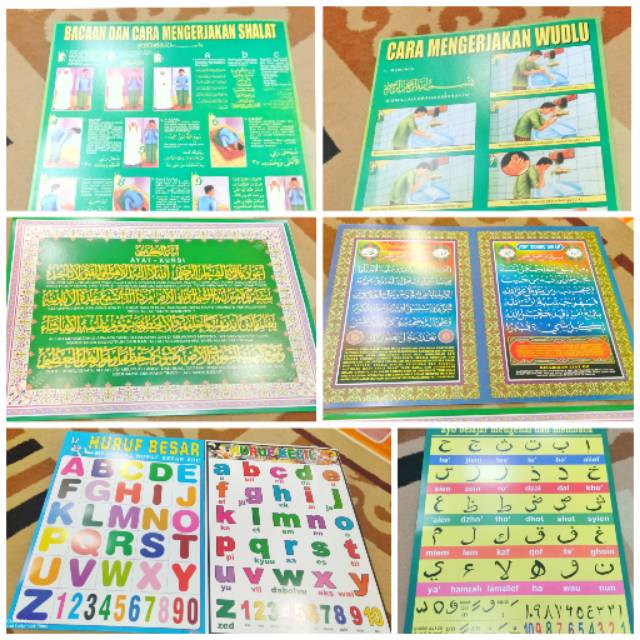 Jual Poster untuk belajar anak poster belajar poster religi | Shopee ...