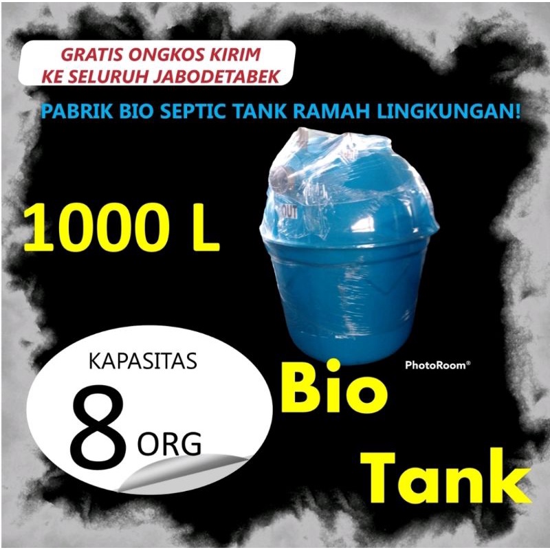 Jual Bio Tank Septic Tank 1000 Liter Kapasitas 8 Orang Gratis Ongkir ...
