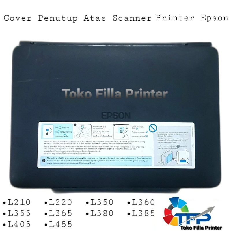 Jual Cover Penutup Atas Scanner Printer Epson L210 L220 L350 L360 L355 ...