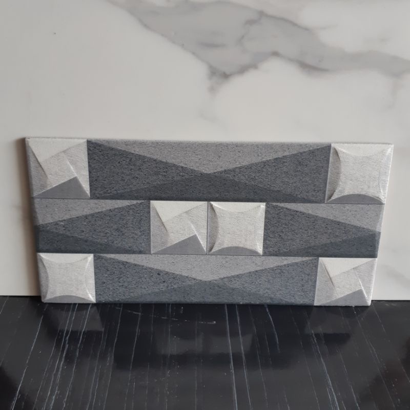 Jual keramik dinding motif batu alam / dinding teras / dinding pagar ...