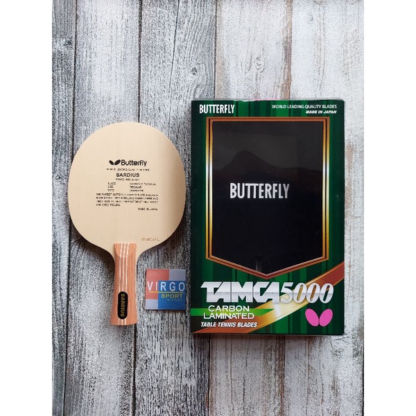 Jual Butterfly Sardius kayu blade bet pingpong 100%Original | Shopee Indonesia