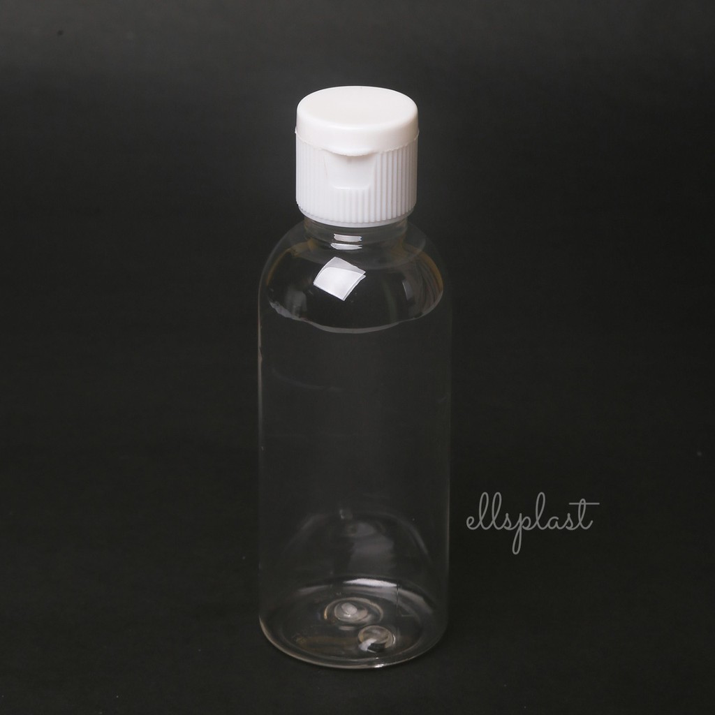 Jual BOTOL FLIPTOP 60 ML NATURAL-TUTUP PUTIH | Shopee Indonesia