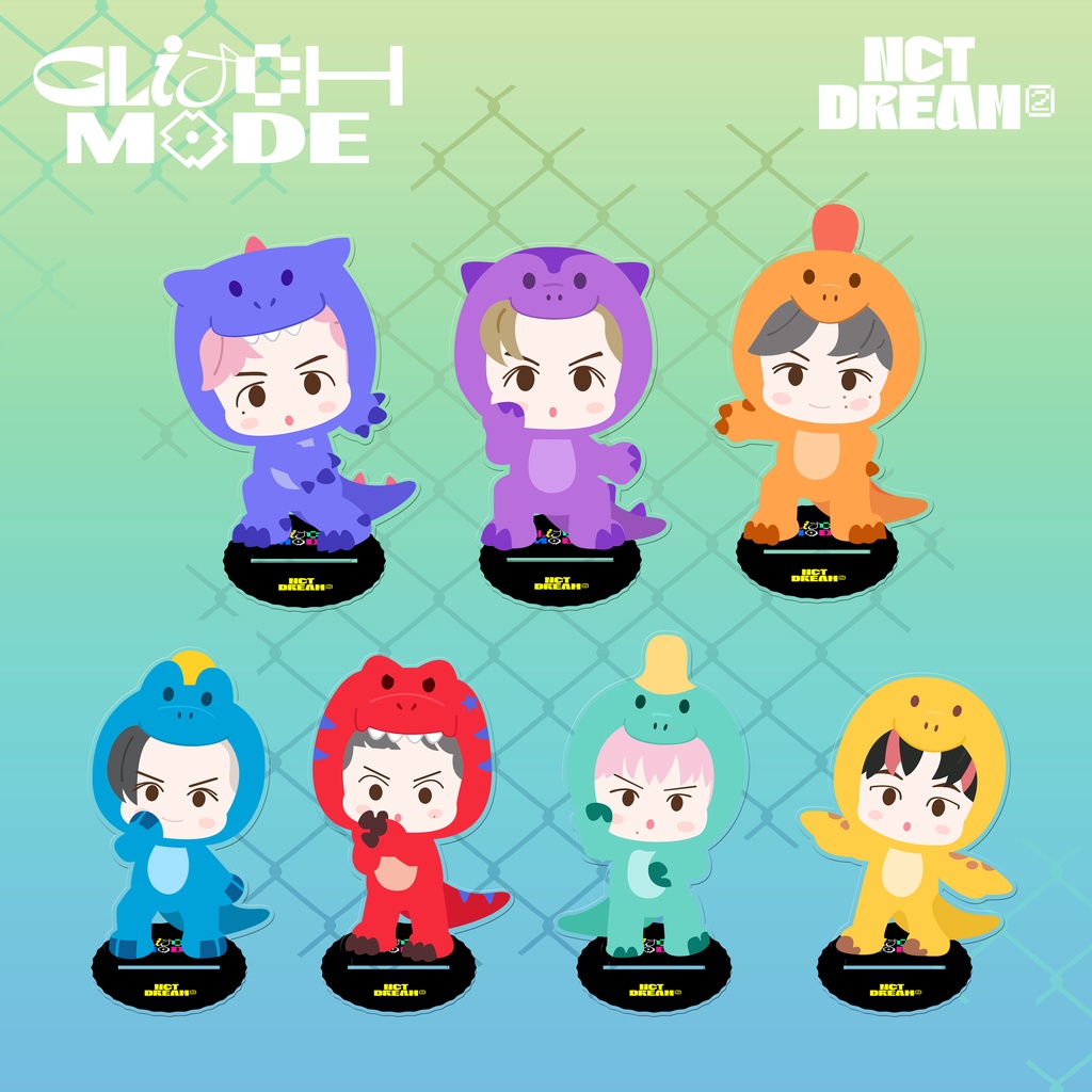 Jual NCT DREAM GLITCH MODE DINO STANDING ACRYLIC AESTHETIC DESIGN ...