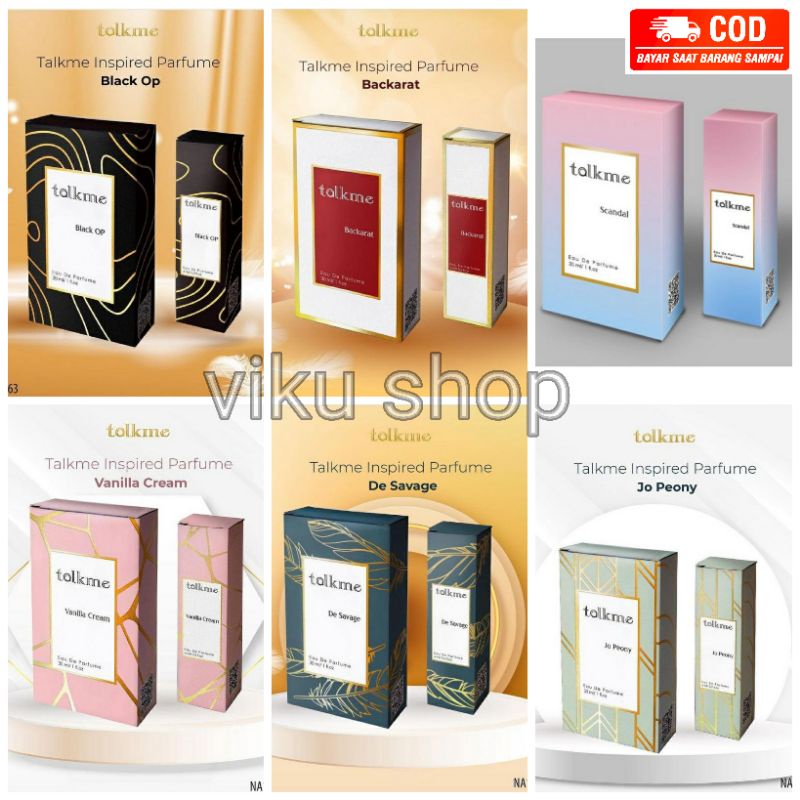 Jual Parfum Talkme Inspired Parfume Roll On Dan Spray Wewangian Tubuh ...