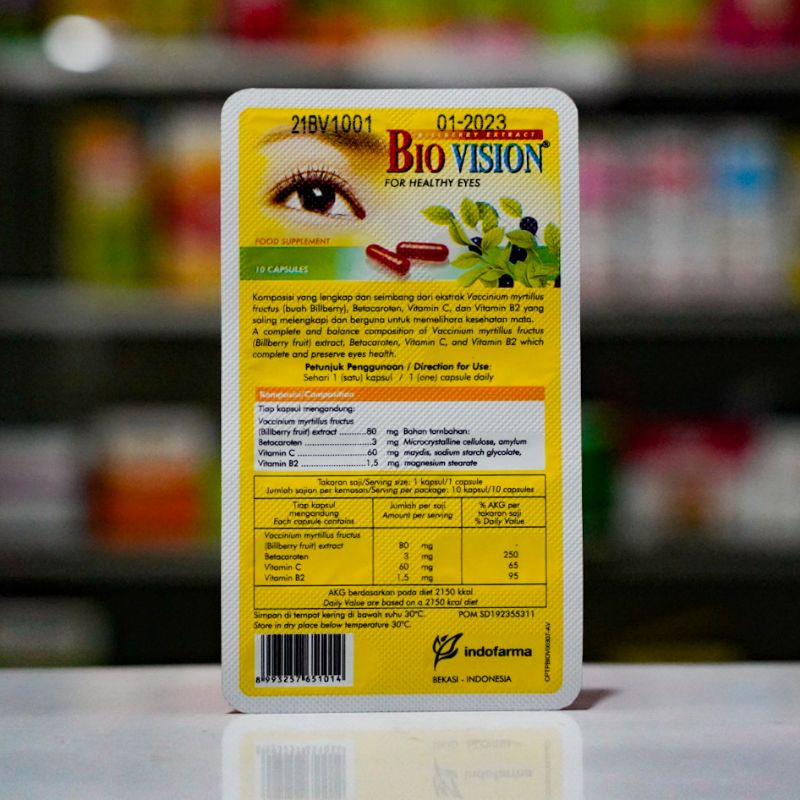 Jual Biovision isi 10 Kapsul Indonesia|Shopee Indonesia