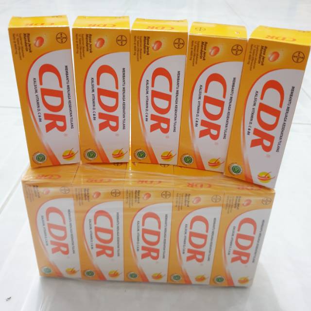 Jual READY !! CDR VITAMIN C, D DAN B6 . 1 BOX isi 10. | Shopee Indonesia