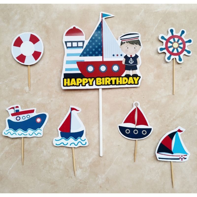 Jual topper toper hiasan tusukan kue cake nasi tumpeng puding ulang ...