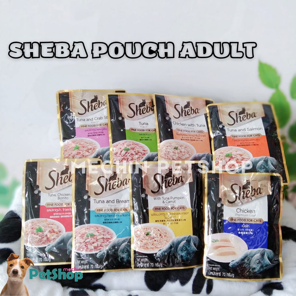 Jual SHEBA POUCH ALL VARIAN 70gr (MAKANAN BASAH KUCING) | Shopee Indonesia