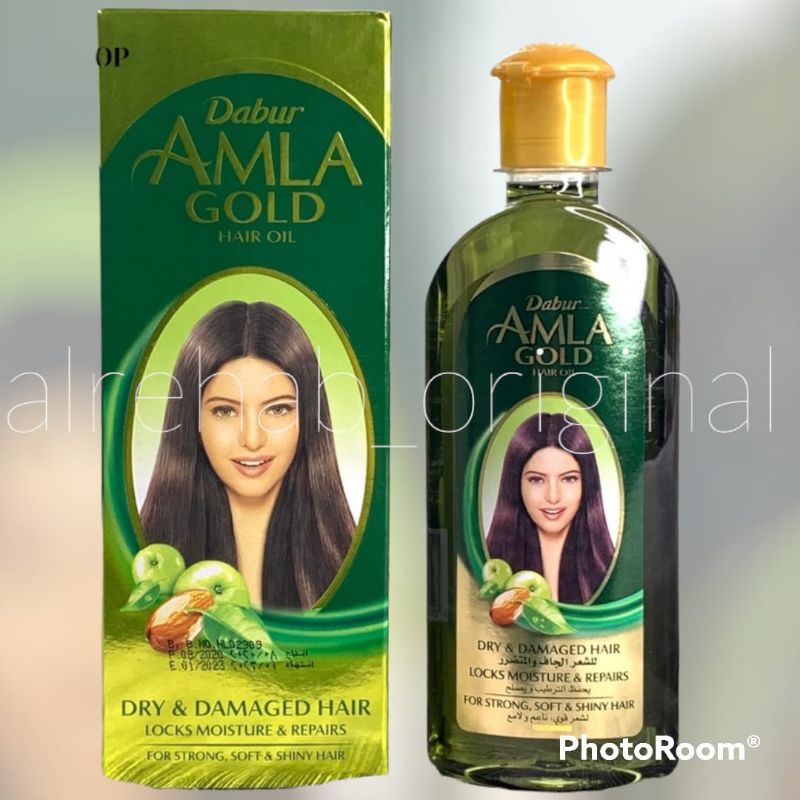 Jual Dabur Amla gold 3in1 hair oil (minyak rambut) 200ml | Shopee Indonesia