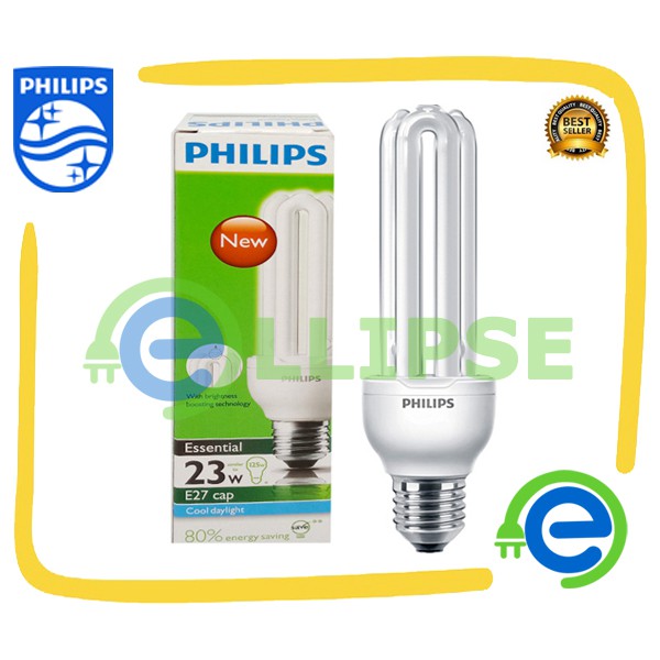 Jual Lampu Philips Essential 23w 23watt, 23 watt | Shopee Indonesia