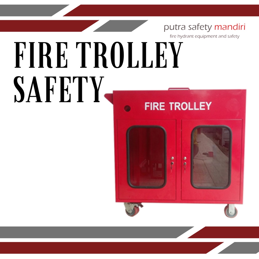 Jual FIRE TROLLEY SAFETY PEMADAM KEBAKARAN ACCESSORIES KOTAK P3K TEMPAT ...