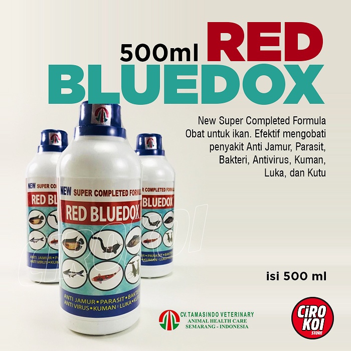 Jual RED BLUEDOX [ 500 ml ] Obat Ikan Anti Jamur, Parasit, Bakteri ...
