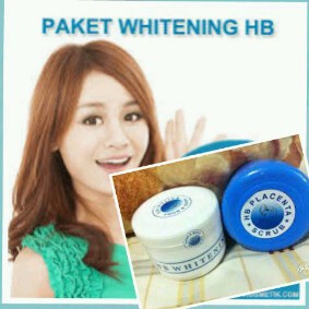 Jual PAKET HB WHITENING ( HB PLACENTA / LULUR HB + HB WHITENING 250GRAM ) | Shopee Indonesia