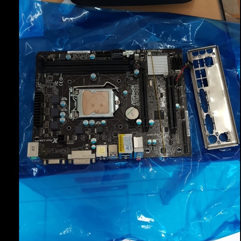 Jual Mainboard Asrock B75 LGA 1155 B75M-DGS USB 3.0 | Shopee Indonesia