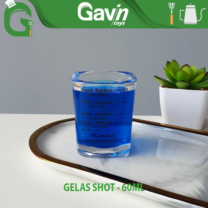 Jual Gelas Shot Mini 60ml Sloki Kaca Shot Glass Loki Gelas Espresso 2 ...