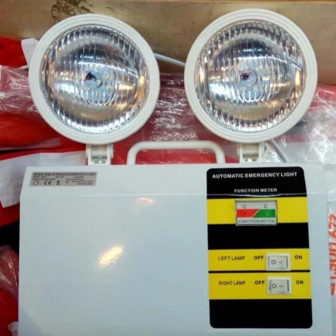 Jual Lampu Emergency Led 2 Mata Dinding Tembok Mata Kucing 2x3 2 Mata ...