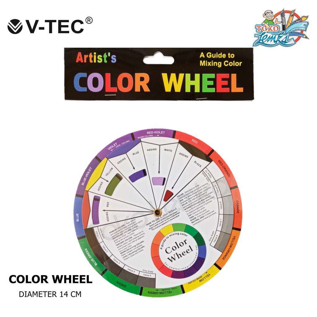 Jual Color Wheel 14cm / Cakra Warna Diameter 14cm / V-Tec Color Wheel ...