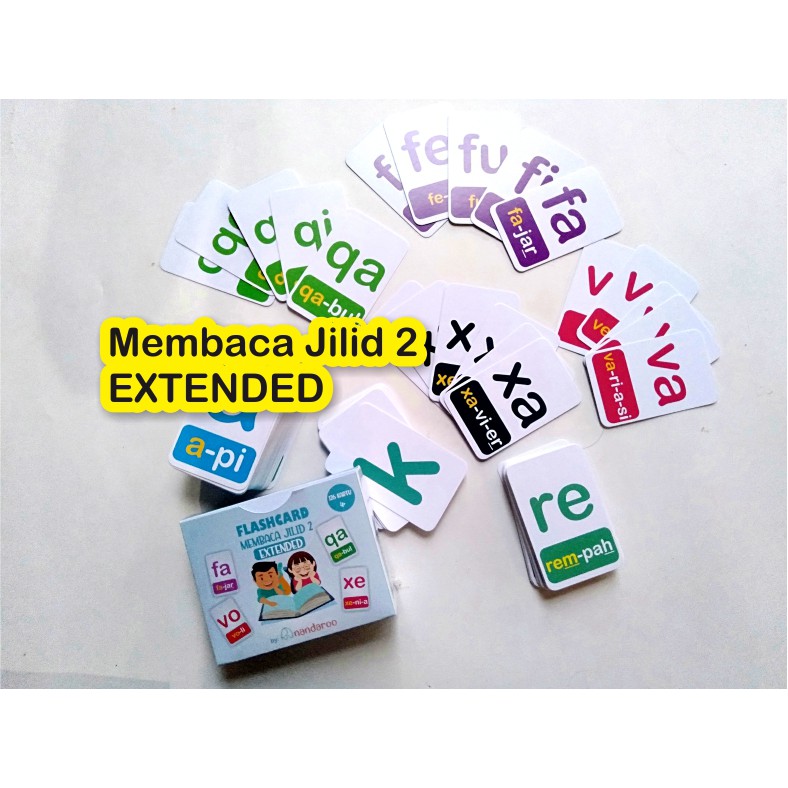 Jual Flash Cards Membaca Jilid 2 Extended | Shopee Indonesia