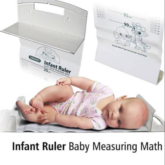Jual Alat ukur tinggi bayi / infant Ruler baby Onemed /WBC / Alat ukur ...