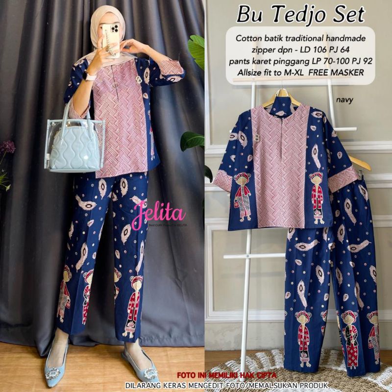Jual SETELAN BATIK by Jelita ; Setelan wanita motif batik tradisional ...