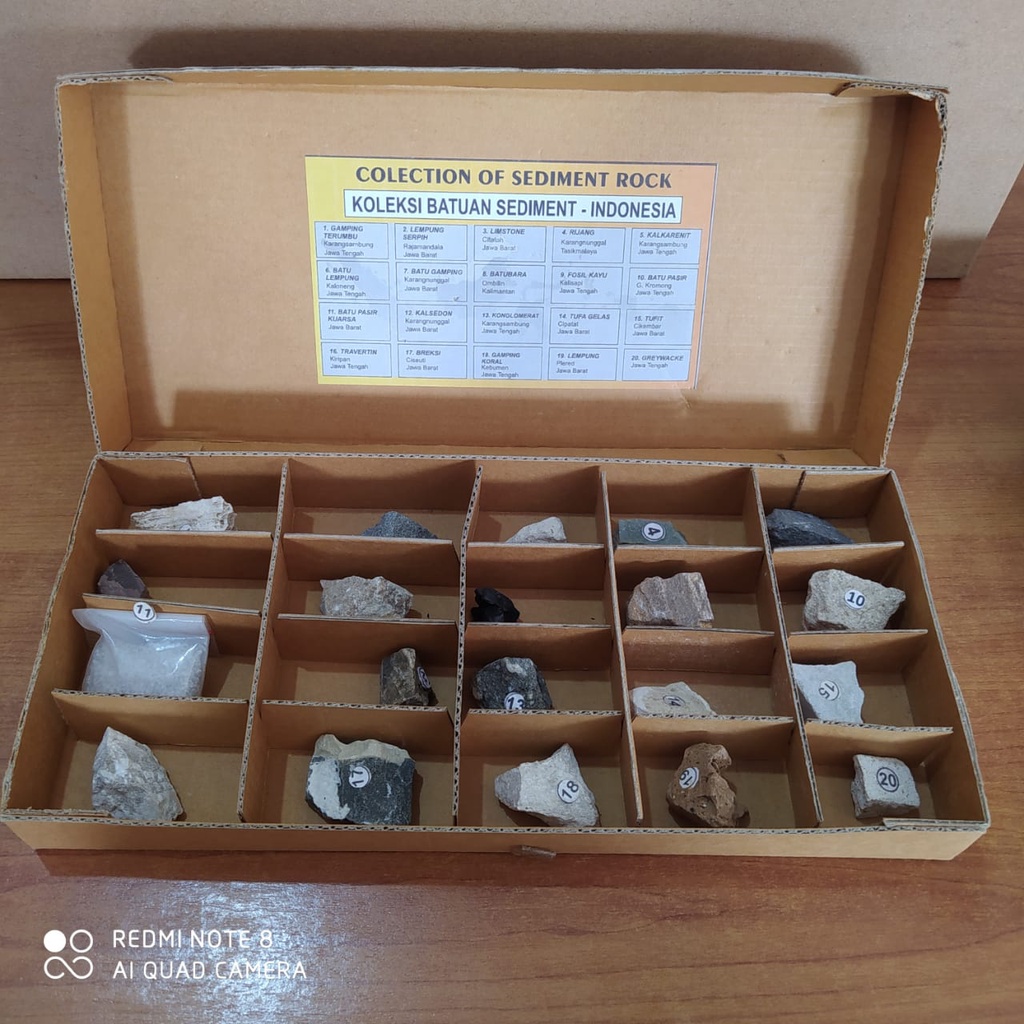 Jual KOLEKSI BATUAN SEDIMEN INDONESIA | Shopee Indonesia