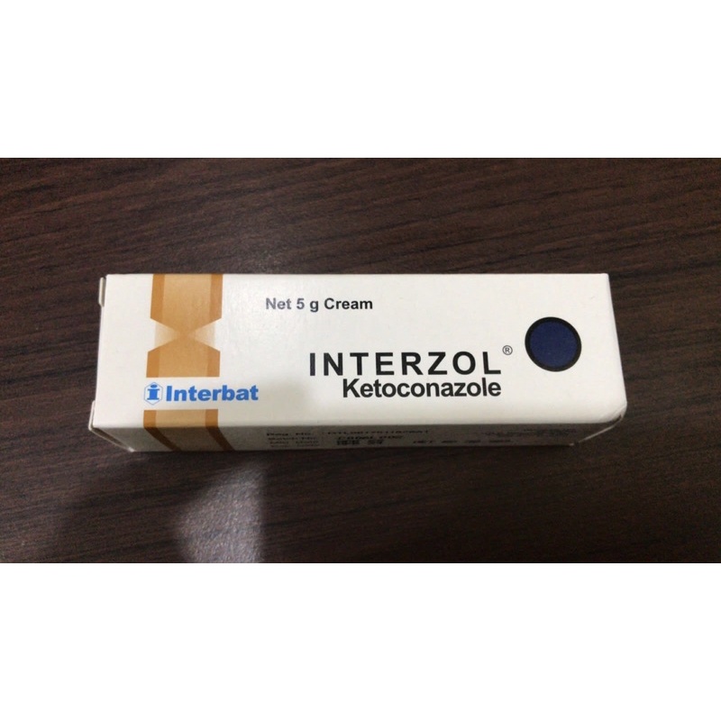 Jual Interzol Ketoconazole Cream 5 Gram - Salep Kulit | Shopee Indonesia