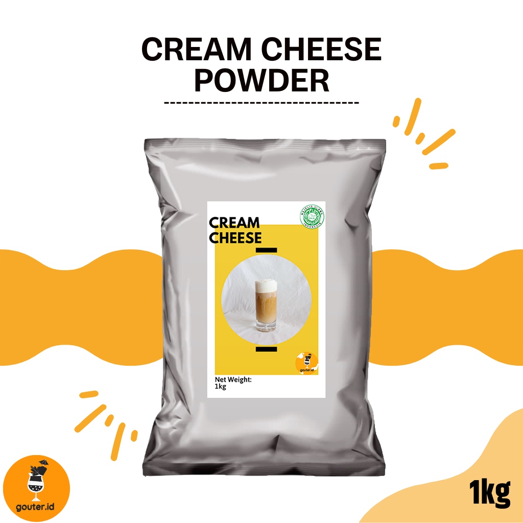 Jual CREAM CHEESE POWDER 1KG / TOPPING MINUMAN KEKINIAN / TOPPING CREAM ...