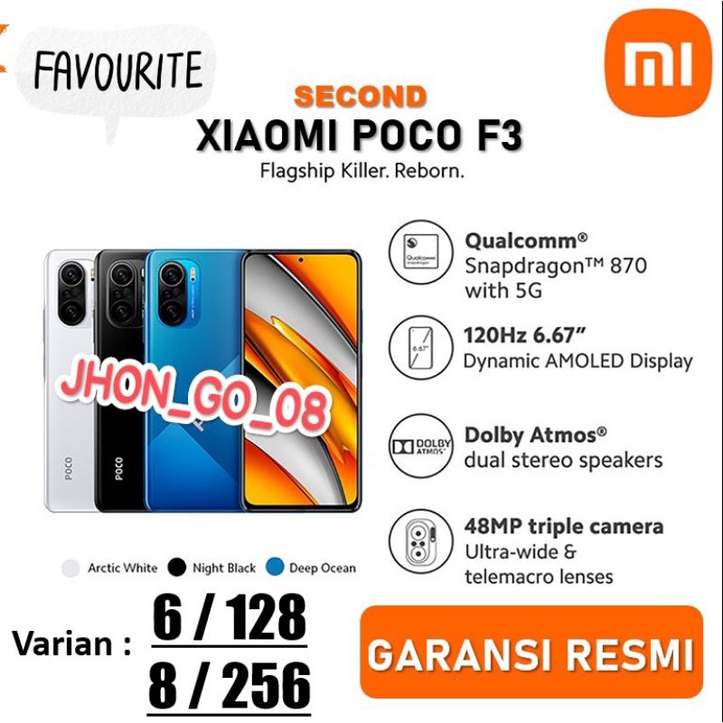 Harga Poco F3 Second Fullset Terbaru April 2023 |BigGo Indonesia