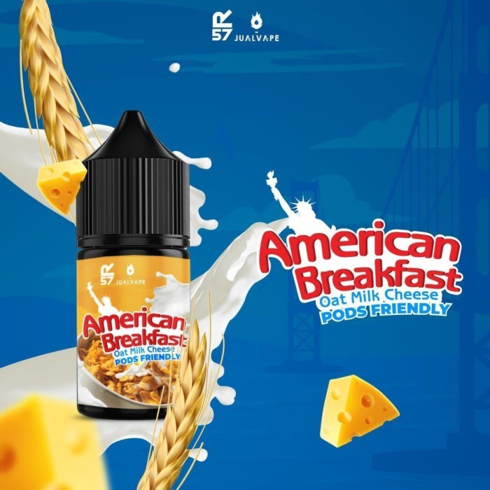 Jual Liquid American Breakfast V4 Authentic Salt Nic 30ML 14MG | Shopee ...