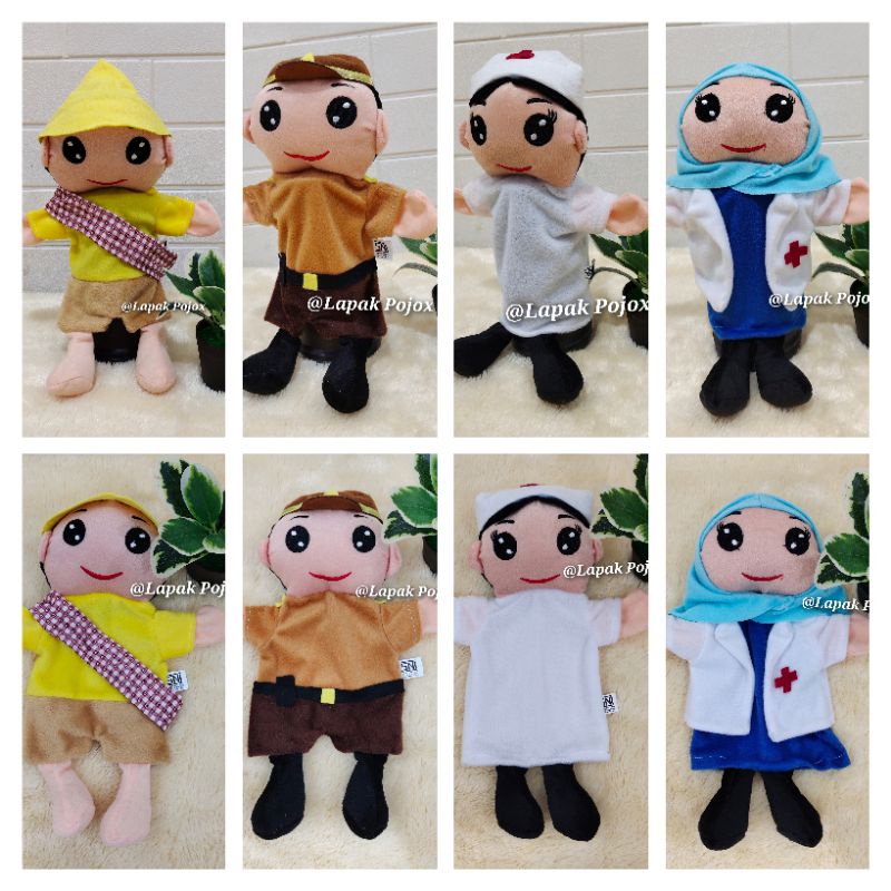 Jual Boneka Tangan Karakter Manusia (Keluarga) & profesi | Shopee Indonesia