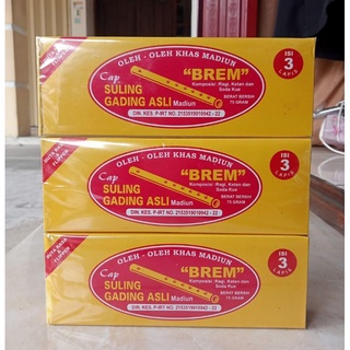 Jual Brem Isi 3 Lapis Cap Suling Gading Asli khas madiun | Shopee Indonesia
