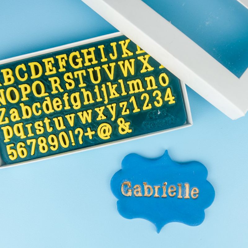 Jual Gabrielle mini alphabet stamp fondant cake troopers cetakan huruf ...