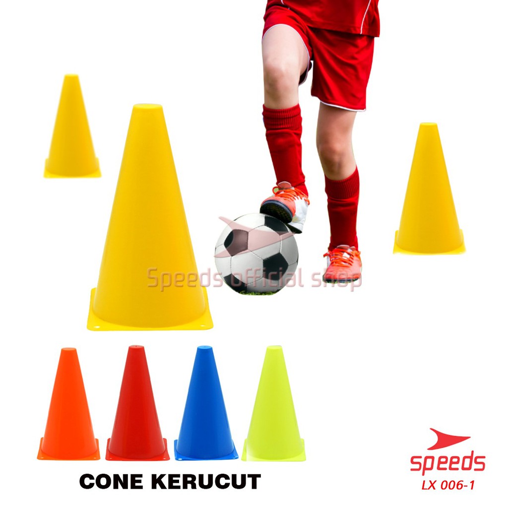 SPEEDS Cone Kerucut Marker Latihan Olahraga Futsal Skate Sepak Bola ...