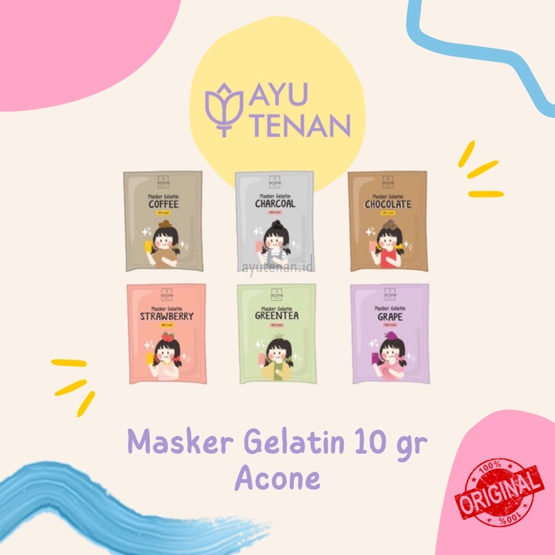 Jual [DISTRIBUTOR RESMI] Masker Gelatin Komedo Aconeskin Charcoal Choco ...