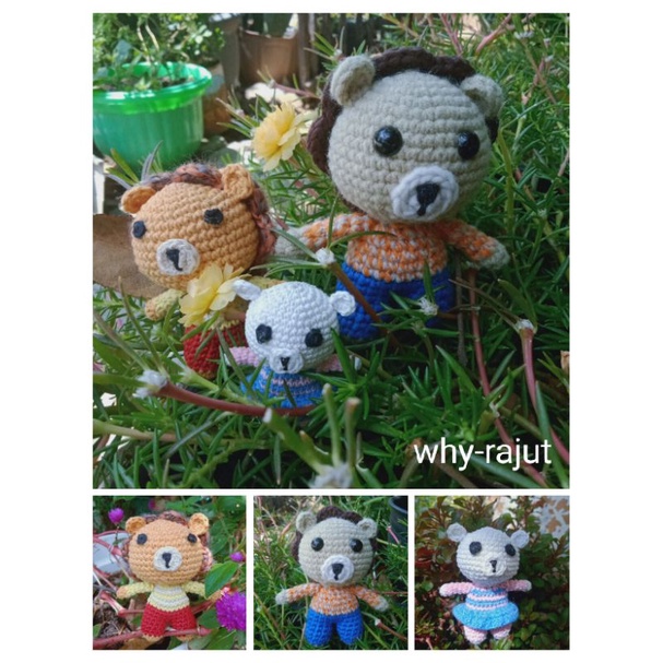 Jual boneka rajut singa/crochet baby lion by request/ oleh-oleh Jogja ...