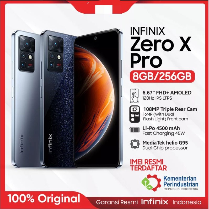Jual Infinix zero X pro 8/256 garansi reami | Shopee Indonesia