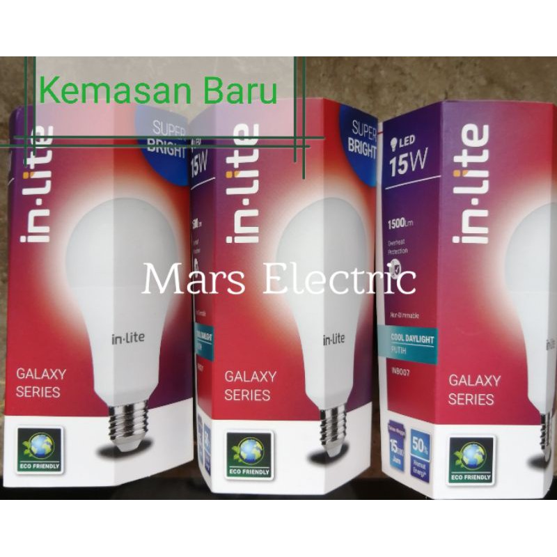 Jual Lampu LED InLite 15 Watt Putih/ Cool Daylight | Shopee Indonesia