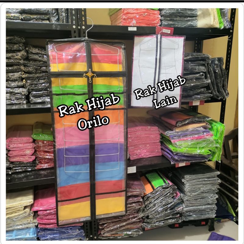 Jual RAK HIJAB GANTUNG JUMBO / RAK HIJAB GANTUNG POLOS / RAK HIJAB ...