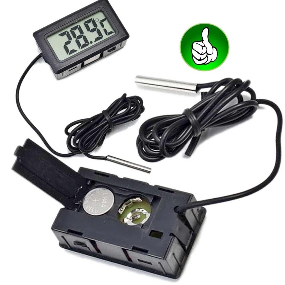 Termometer digital Digital thermometer waterproof anti air probe alat ...
