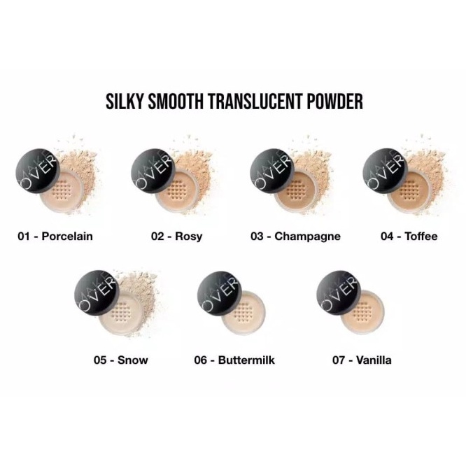 Jual MAKEOVER SILKY SMOOTH TRANSLUCENT POWDER ( 7 VARIAN ) MAKE OVER ...