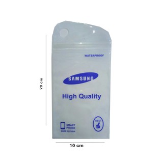 Jual Kantong Plastik 10x20 cm Waterproof HP Klip Pembungkus Kemasan ...