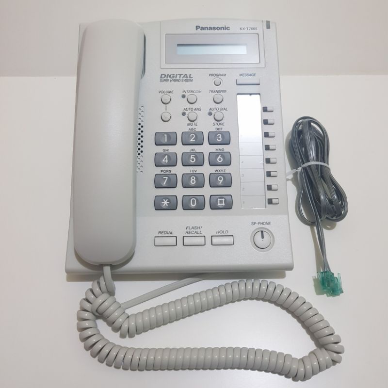 Jual Telepon Panasonic KX-T7665 Telepon Digital | Shopee Indonesia
