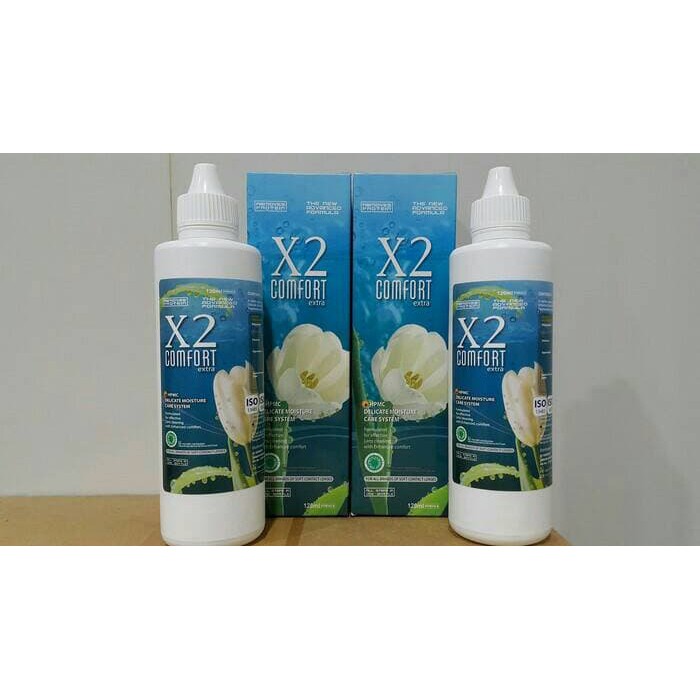 Cairan Pembersih Softlens X2 120 ml / Cairan Softlens X2 Comfort 120ml ...